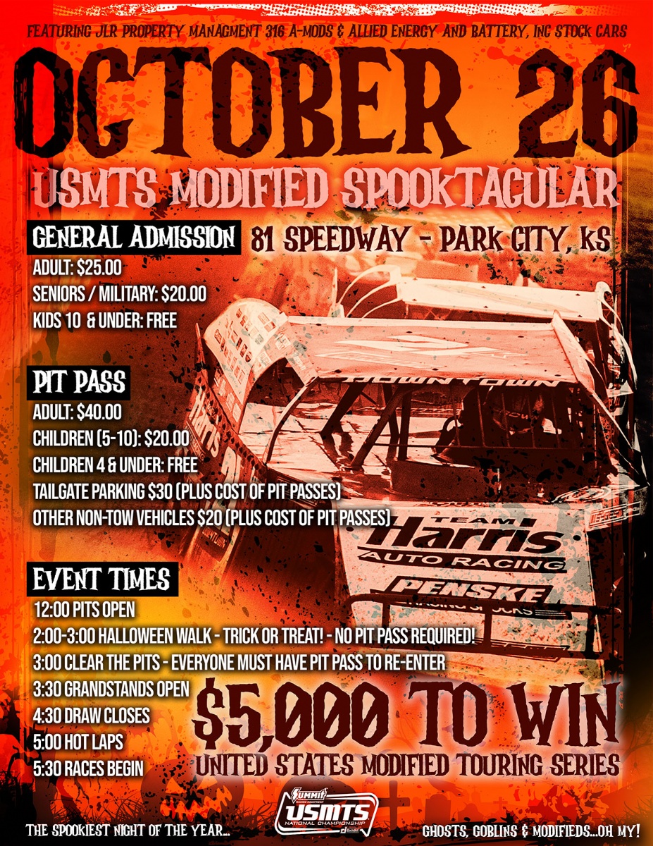 4th Annual USMTS Modified Spooktacular at 81 Speedway